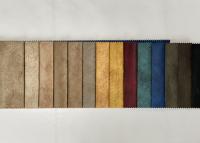 China 230gsm Suede Leather Sofa Fabric Waterproof Polyester Microsuede Fabric for sale
