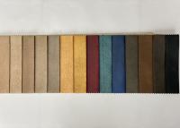 China Plain Sweat Leather Sofa Fabric 150gsm Faux Suede Upholstery Fabric for sale