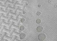 China SGS White Cotton Jacquard Fabric Waterproof Polyester Double Knit Fabric for sale
