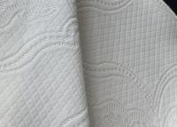 China Bed Border Waterproof Mattress Fabric Heavyweight 100% Polyester for sale