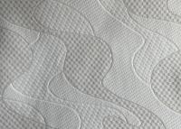 China Heavyweight Polyester Mattress Fabric Microfiber Embossed Upholstery Fabric for sale