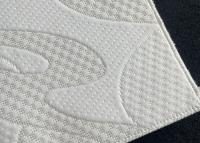 China Heavyweight Polyester Mattress Fabric Microfiber Embossed Upholstery Fabric for sale