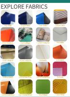 China Sunproof PVC Coated Tarpaulin Fabric Truck Tent Automatic Door Sheet for sale