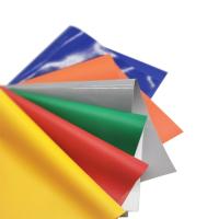 China Shops Waterproof PVC Tarp Stripe Coated Fire Retardant Tarpaulin for sale