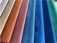 China Sofa Felpa Fabric , Tear Resistant Plain Velvet Fabric for sale