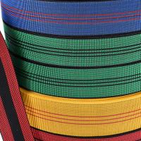China Green Upholstery Elastic Webbing 2.5mm Rubber Chair Webbing Straps for sale