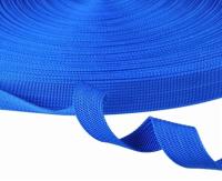 China Flat Polypropylene Webbing 25mm , Black Tote Bag Handles Webbing for sale