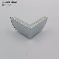 China Living Room Chrome Furniture Parts 190mm L Shaped Metal Sofa Leg for sale