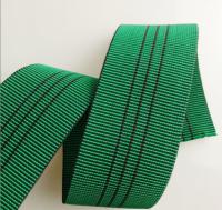 China Green Upholstery Elastic Webbing PP 2 Inch Polypropylene Webbing for sale