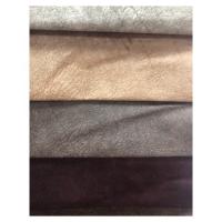 China 400gsm Microfiber Suede Upholstery Fabric Printed Pattern Artificial Suede Fabric for sale