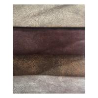 China 400gsm Microfiber Suede Upholstery Fabric Printed Pattern Artificial Suede Fabric for sale