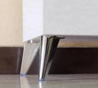 China Silver Furniture Hardware Replacement Parts 15cm Decorative Metal Cabinet Feet for sale