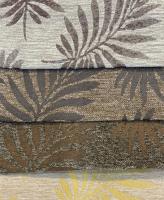 China 410gsm Coral Pattern Upholstery Fabric Woven Blue Jacquard Upholstery Fabric for sale