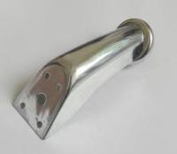 China Bedroom 4 Inch Chrome Furniture Legs Silver Modern Metal Sofa Legs for sale