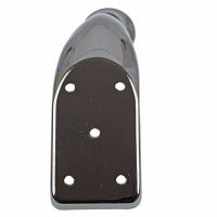 China Curved Furniture Leg Feet 120mm Chrome Metal Sofa Legs Replacement for sale