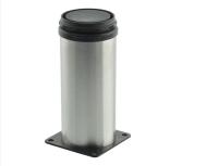 China 300mm Stainless Steel Adjustable Cabinet Feet Silver Polished Chrome Furniture Legs for sale