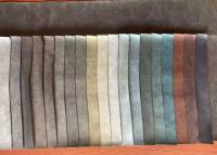 China Foil Printed Suede Fabric Bronzing Sofa Knitted Technics for sale