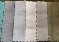 China Microfiber Faux Suede Sofa Fabric 100% Polyester For Micro Shoe Making for sale