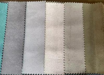 China 100% Poly Leather Look Velvet Suede Fabric For Sofa Upholstery for sale