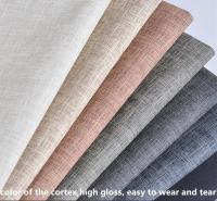 China Synthetic WaterProof Faux Linen Fabric For Sofa Car Cushion And Seat Cover for sale