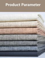 China Synthetic WaterProof Faux Linen Fabric For Sofa Car Cushion And Seat Cover for sale