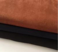 China Heavy 260-280gsm Weft Knitted Suede Sofa Fabric For Home Textile for sale