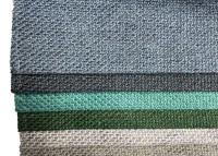 China Anti Static Polyester Linen Look Fabric For Sofa 145CM Width for sale