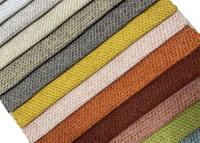 China Anti Static Polyester Linen Look Fabric For Sofa 145CM Width for sale