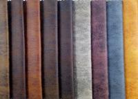 China Bronzing Embossed Suede Upholstery Fabric For Sofas Car Cover for sale