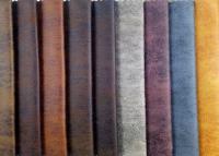 China Bronzing Embossed Suede Upholstery Fabric For Sofas Car Cover for sale
