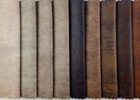 China Bronzing Embossed Suede Upholstery Fabric For Sofas Car Cover for sale