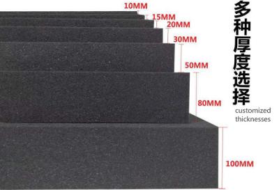 China CR Fire Retardant Foam C-4500 Black Single Foam Type Neoprene Low Hardness Rubber Sponge 1-30mm Optional for sale