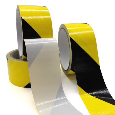 China Warning  Fabric Base Tape highly adhesive and durable for use on floors for sale