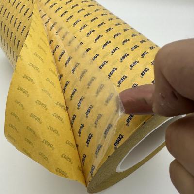China TESA 68594 Transparent High Viscosity Moisture Resistant Double Sided Adhesive PET Film Tape for Die-Cutting for sale