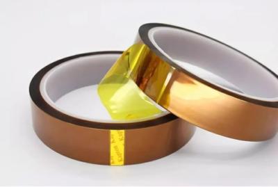 China High Temperature Resistant Adhesive Tape Customized Shape Brown Color For  Masking Use for sale