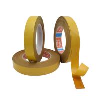 China TESA 8475 Amber Color Non-substrate Hot Melt Double sided Tape for sale