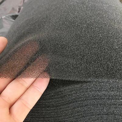 China 20ppi/30ppi/35ppi Black Color Polyurethane Foam Air Filter Sponge for sale