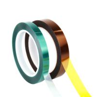 China Green PET Film Spray Shielding Protective High Temperature Tape for sale