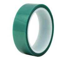China Green PET Film Spray Shielding Protective High Temperature Tape for sale