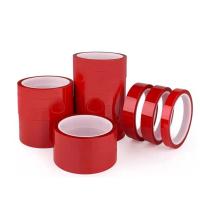 China PET Red Bonding Tape Non Trace Shielding High Temperature Tape for sale