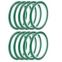 China PET Green High Temperature Adhesive Tape Polyester Film Silicone Tape for sale