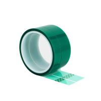 China 0.08mm PET Polyester Film Green Circuit Board Heat Resistant Metal Tape for sale