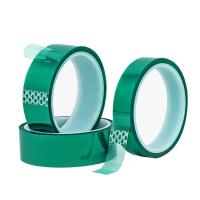 China 0.08mm PET Polyester Film Green Circuit Board Heat Resistant Metal Tape for sale