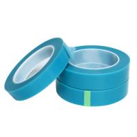 China 0.06mm PET Tape Blue Parts Fixed Traceless Acrylic Refrigerator Tape for sale