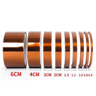 China PI Kapton tape Amber Insulation Heat Resistant Tape for electron industry for sale