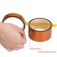 China Tawny ESD High Temperature Tape Kapton Double Sided Tape for FCB for sale