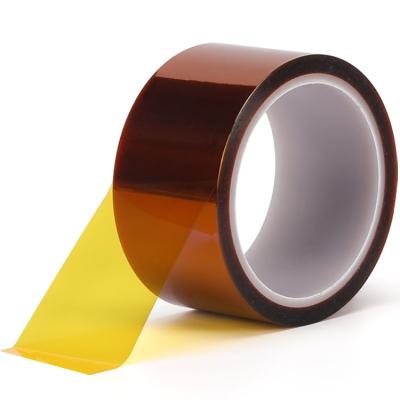 China 3M 92 ESD Safe High Temperature Resistance 0.08mm Thickness Polyimide Film Kapton Electrical Tape for sale