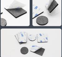 China 3mm Round Strong High Stick Sponge Tape 3M Die Cut Double Sided Fixing Tape for sale