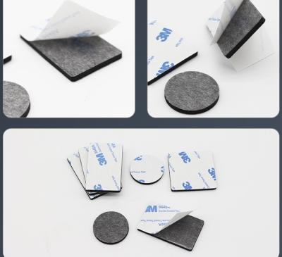 China 3mm Round Strong High Stick Sponge Tape 3M Die Cut Double Sided Fixing Tape for sale