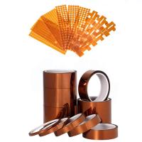 China 110 Micron Kapton Tape PI Tawny Polyimide Electrical Insulating Tape for sale